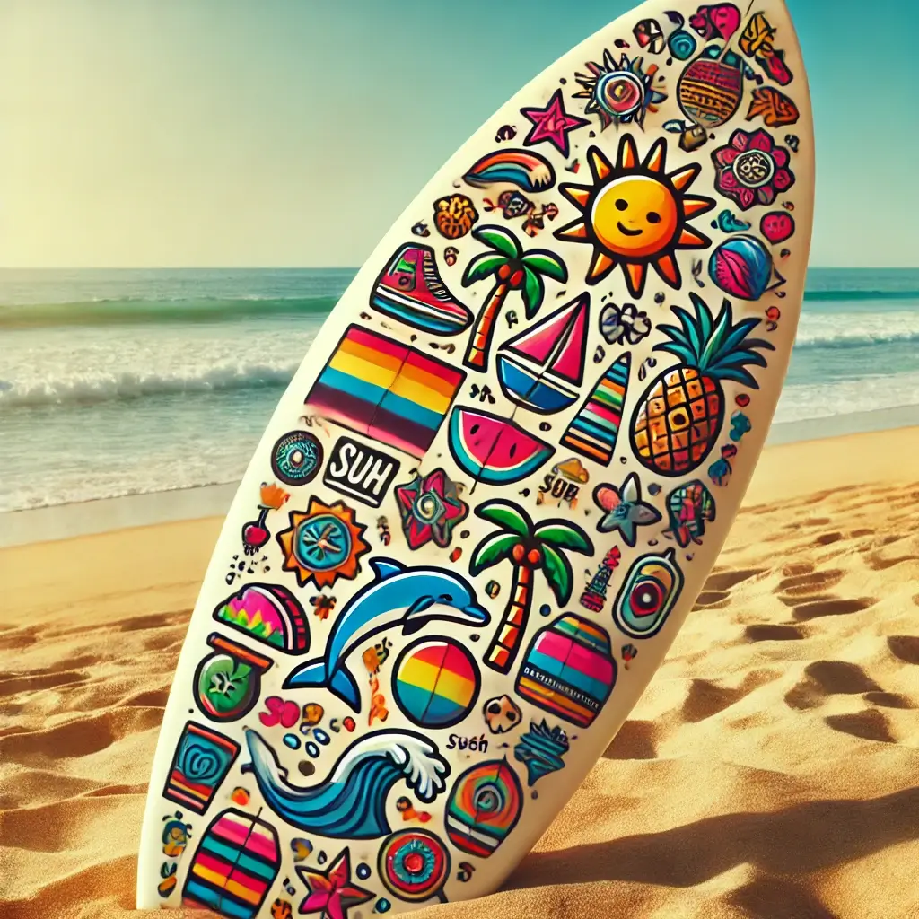 Custom Surfboard Stickers | Estickers Australia