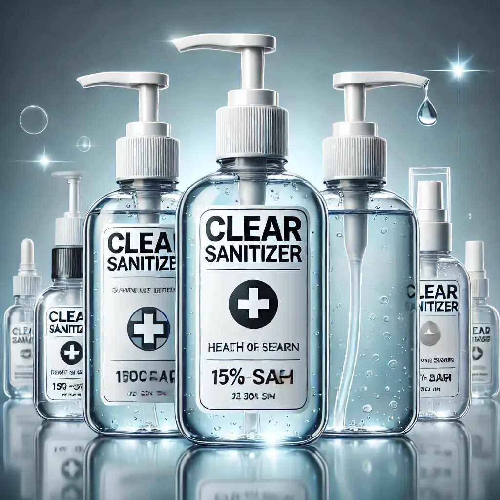 Buy Clear Sanitizer labels Online | Estickers Australia